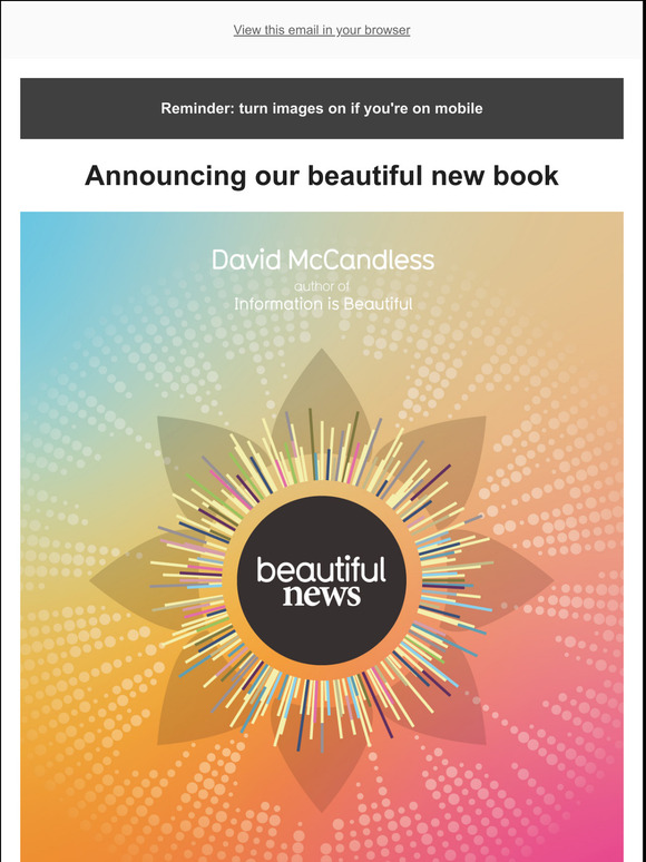 Information is Beautiful: A first look at our new book! | Milled