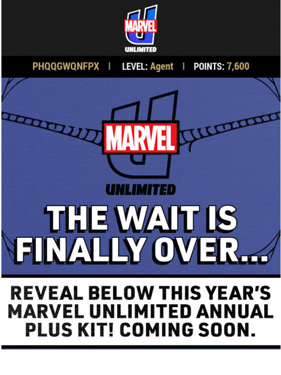 Marvel: Reveal This Year's Marvel Unlimited Annual Plus Kit! | Milled