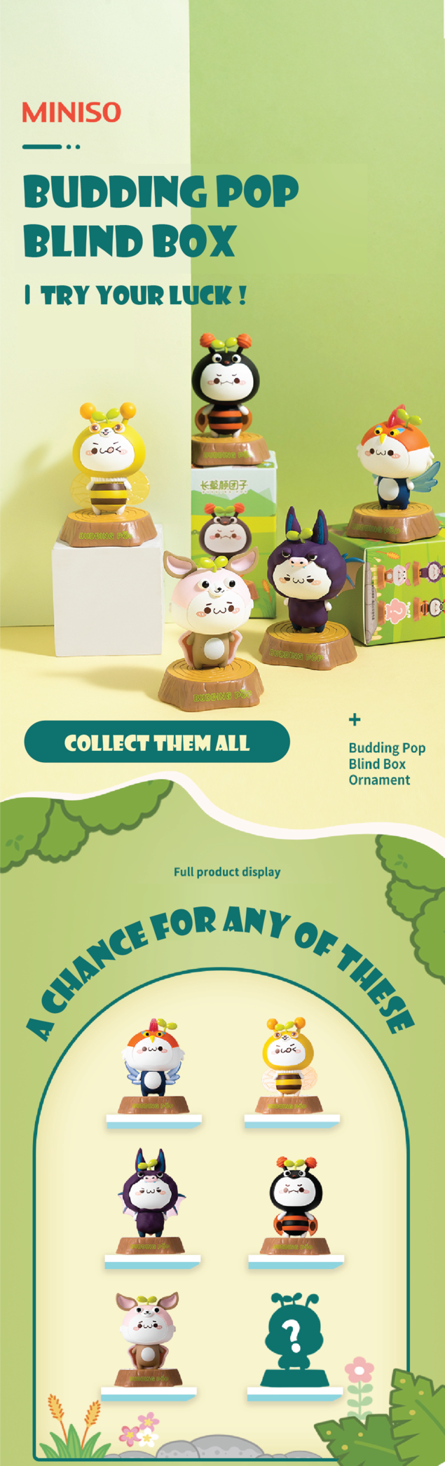 MINISO USA: Introducing...Budding Pop Blind Box | Milled