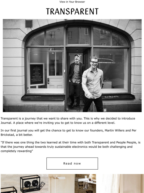 Transparent: Introducing Transparent Journal: Meet the founders | Milled