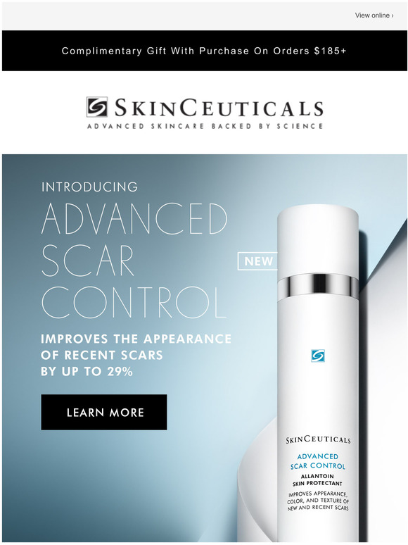 Skinceuticals: NEW SkinCeuticals Innovation: Advanced Scar Control | Milled