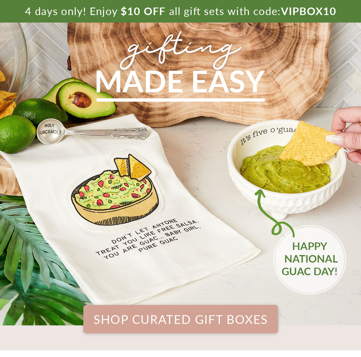 Mud Pie: What the GUAC?! Our Exclusive Gift Boxes are $10 off! | Milled