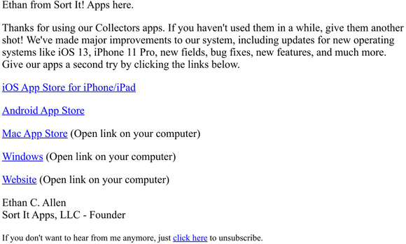 Sort It! Apps: Our apps are updated and improved! | Milled
