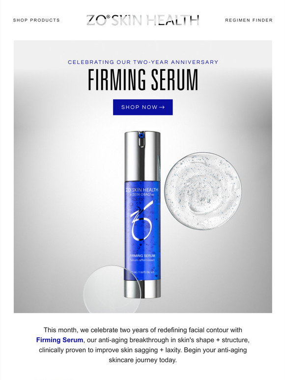 ZO Skin Health: Anti-Aging Breakthrough in Skins Shape + Structure | Milled