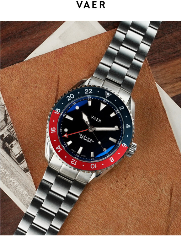 Vaer Watches: First Look: Insider Access to the Vaer GMT Diver | Milled