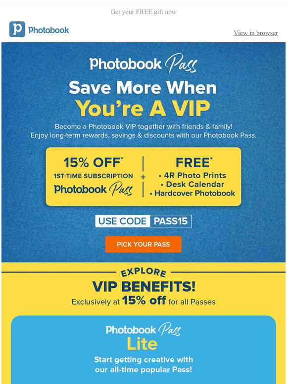 Photobook: Become a VIP & Get 15% Off! | Milled