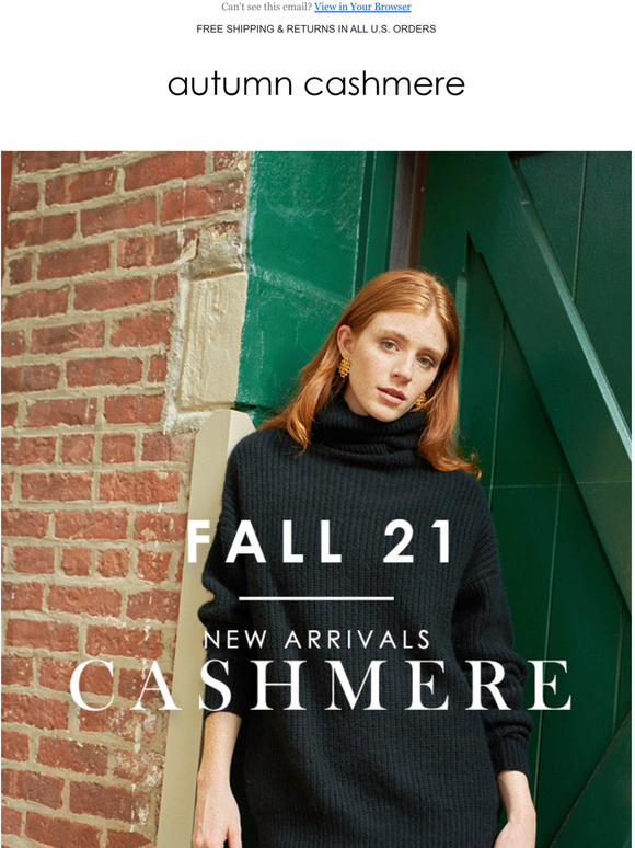 Autumn Cashmere: Fall 21: New Cashmere Arrivals | Milled