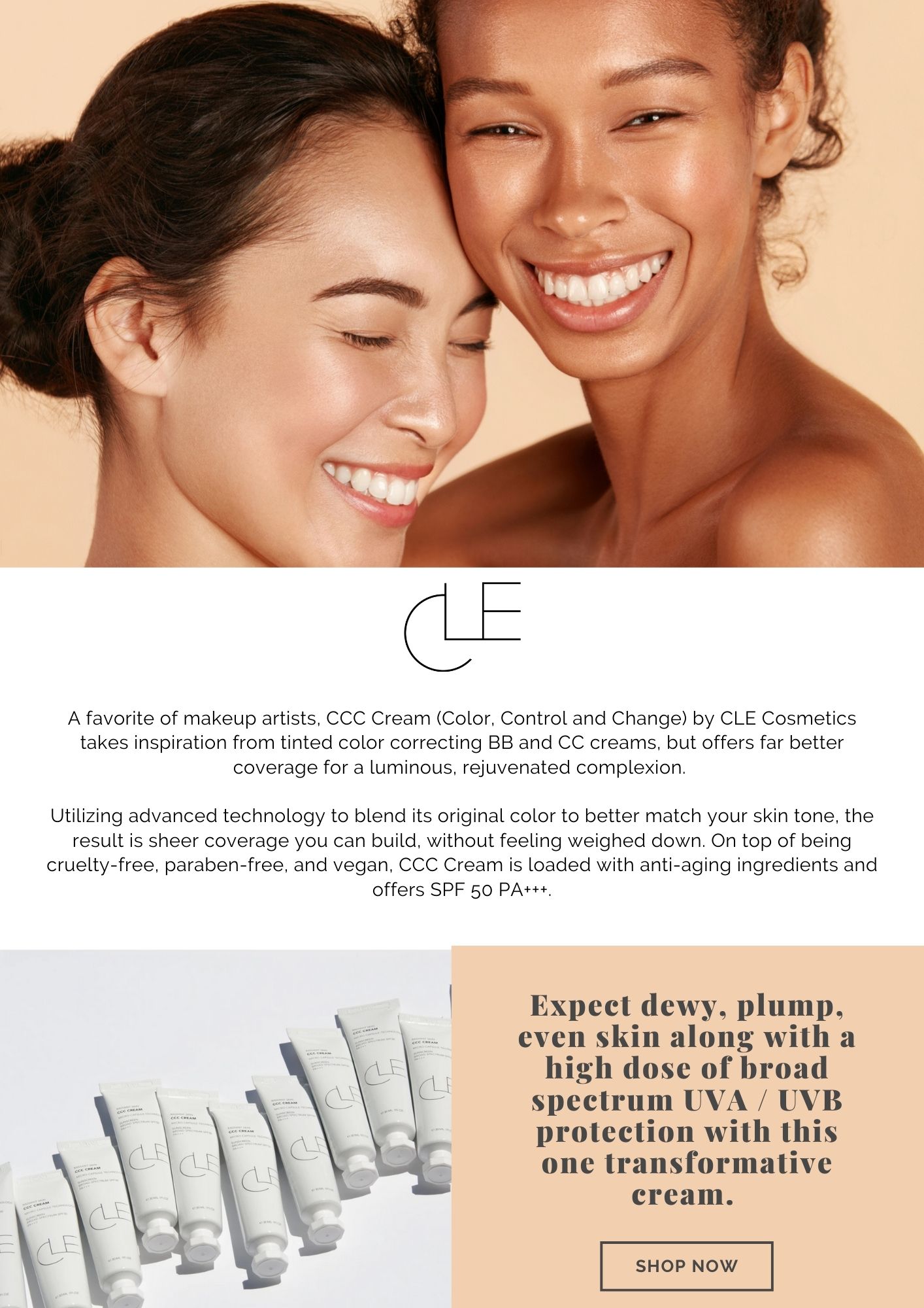 Beautytap: This Miracle All-In-One CCC Cream by CLE Cosmetics Delivers ...