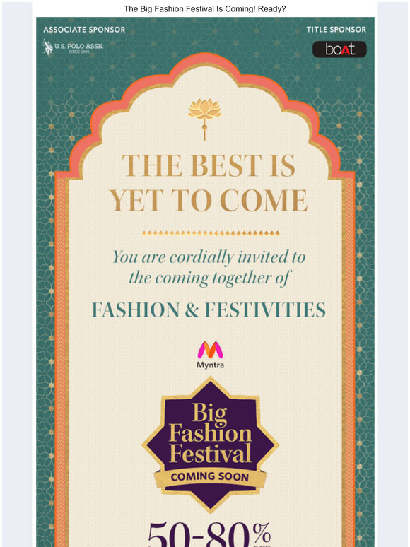 Myntra: Exclusive Invitation For Your Eyes Only! | Milled