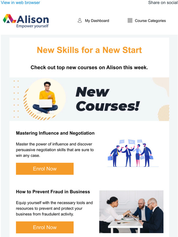 Alison: [NEW COURSES] Photo Editing, Workplace Soft Skills, Public ...