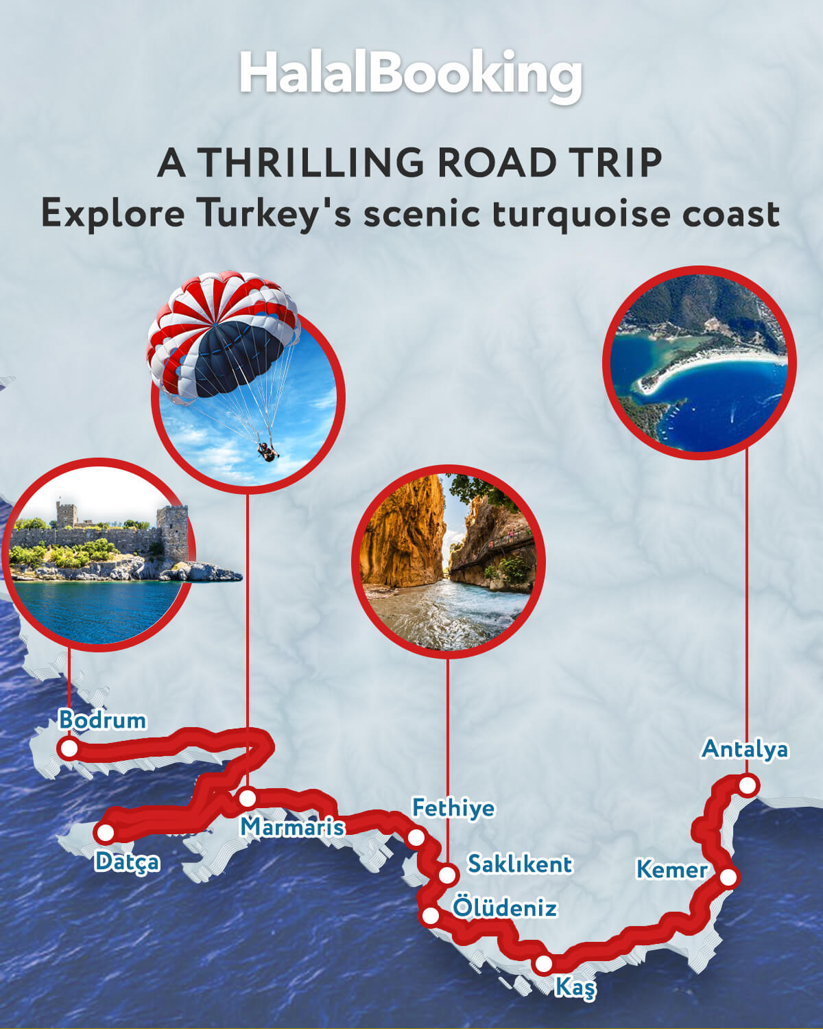 HalalBooking: Turkish Roadtrip part 2: A Turkish Mediterranean ...