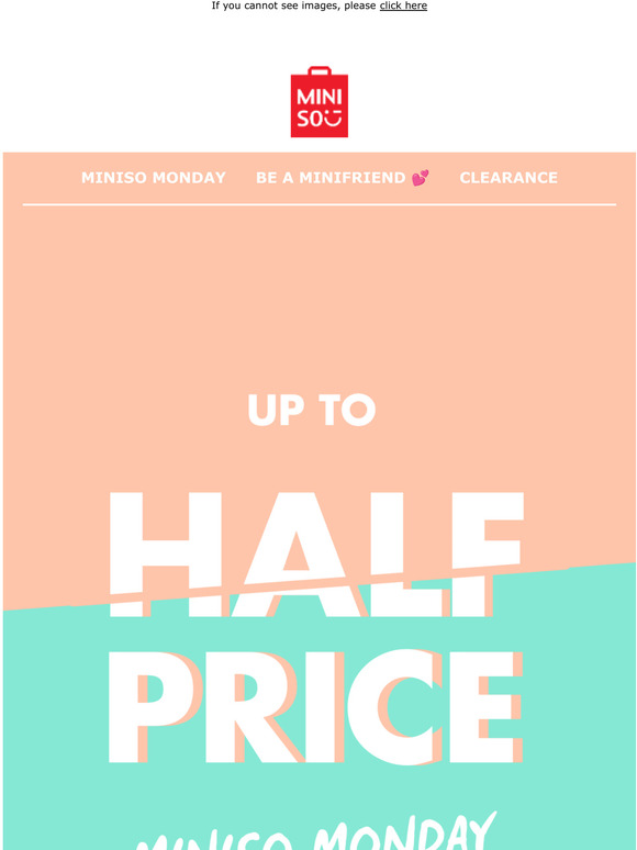 MINISO: 6 Hours Only | Hurry up, up to 50% OFF Miniso Monday | Milled
