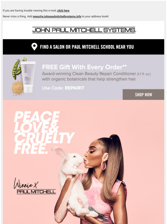 Paul Mitchell: Spreading Kindness + Paws-itivity | Milled