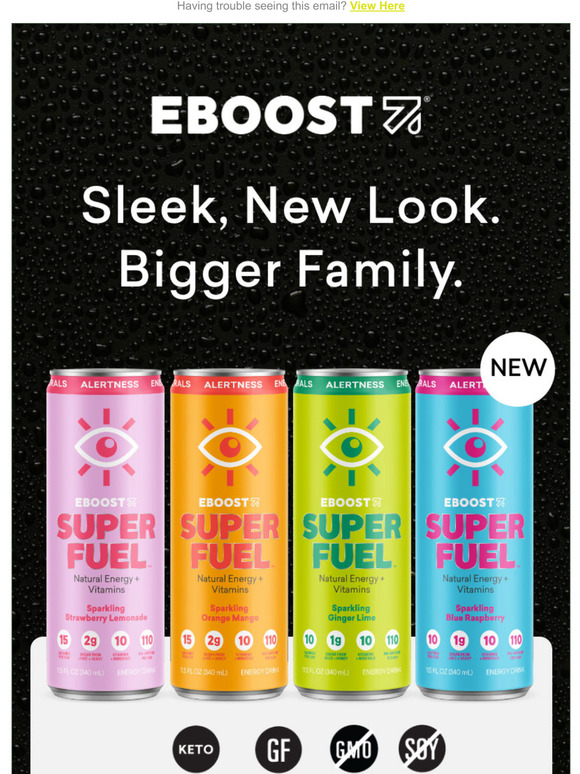 EBOOST: SUPER FUEL: Sleek, New Look. Bigger Family. | Milled