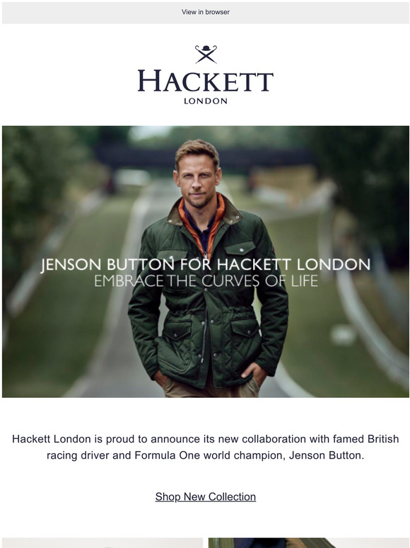 Hackett London: Introducing Jenson Button for Hackett | Milled