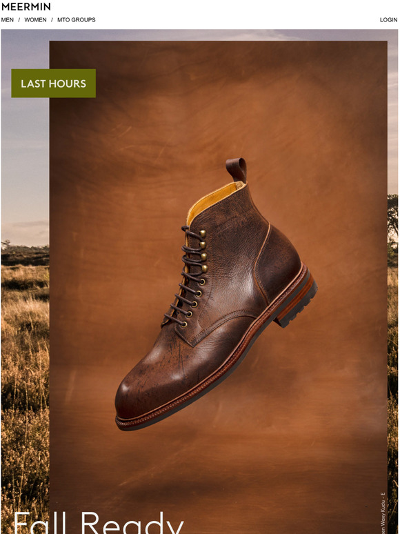 Meermin Shoes: Ending Soon: Waxy Kudu Boots // Last hours | Milled