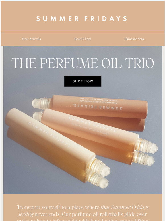 Summer Fridays: NEW Perfume Oil Trio | Milled