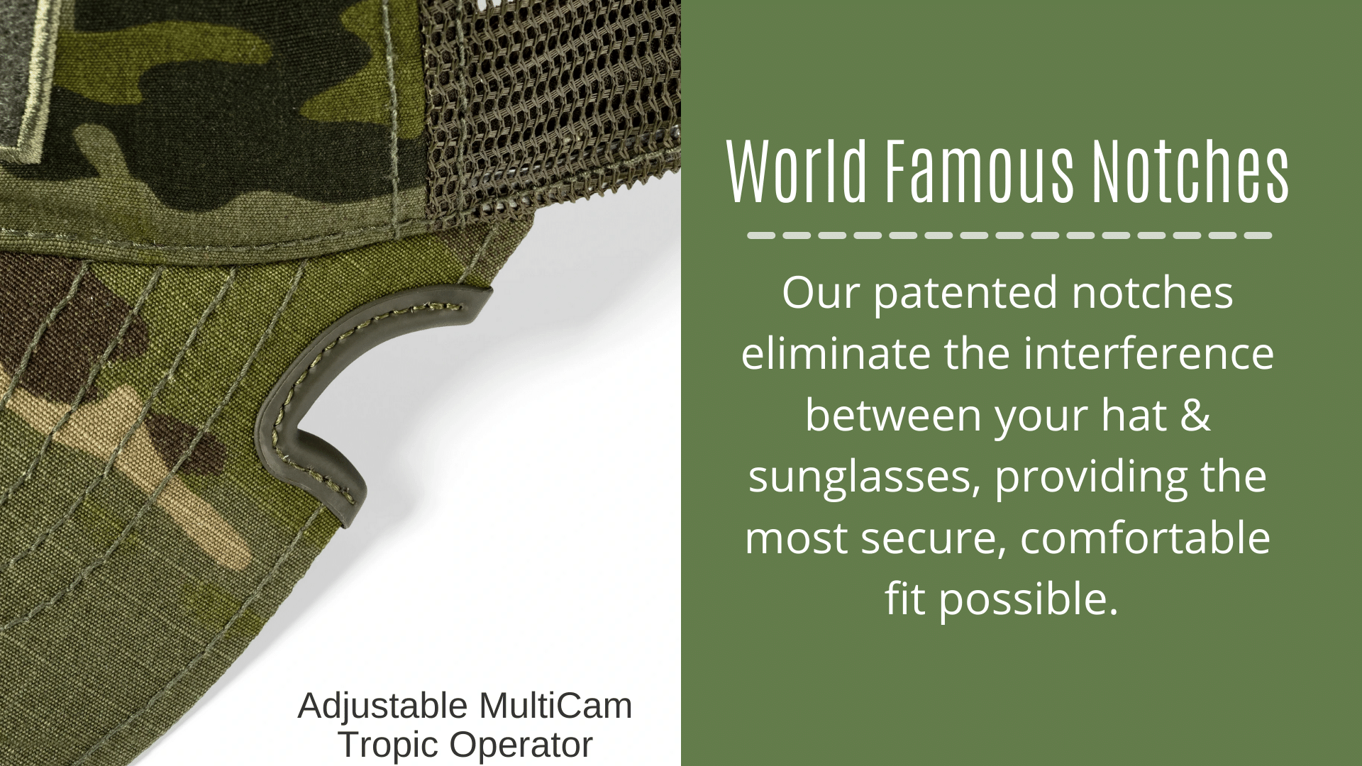 Notch: Notch: The market leader in Tactical Operator caps | Milled