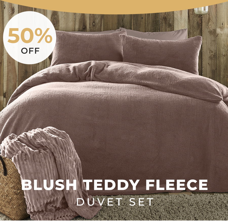 Ponden Home Interiors: Cosy Teddy Fleece Duvet Sets | Milled