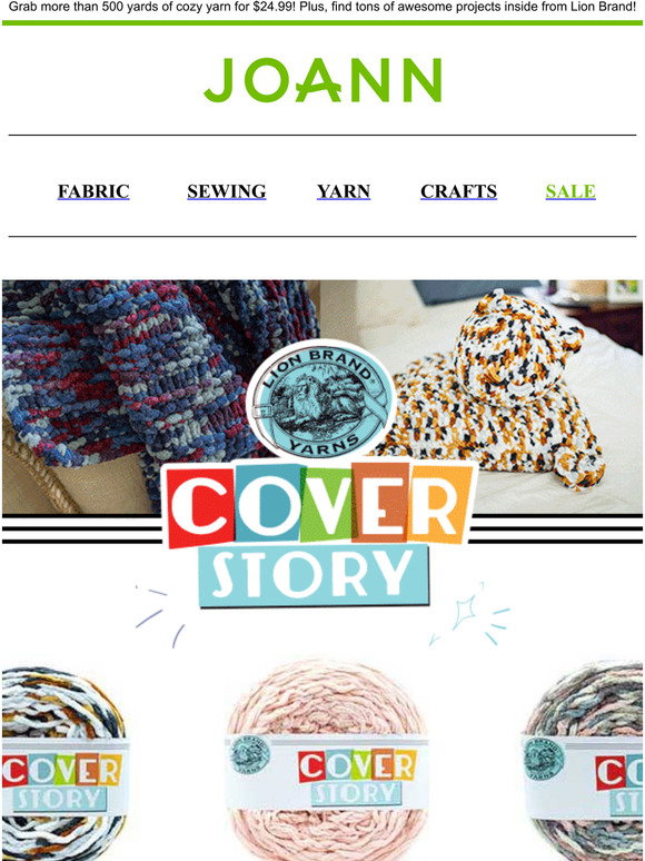 JoAnn: Cover Story yarn is on sale! | Milled
