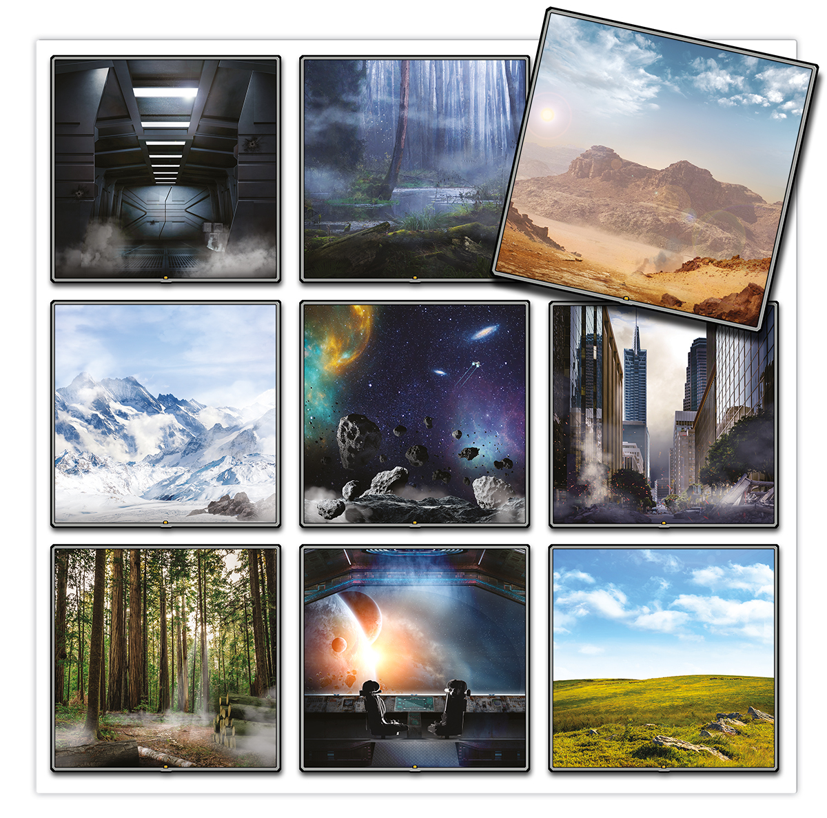 Wicked Brick: Display Backgrounds for IKEA Detolf and Kallax units | Milled