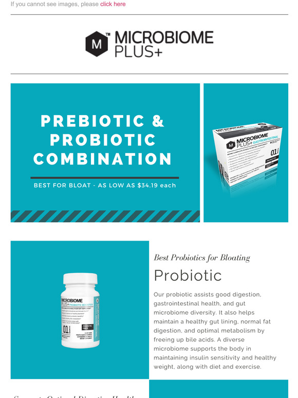 Microbiome Plus: Microbiome Plus+ Prebiotic and Probiotic Comb | Milled