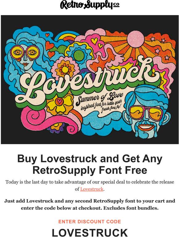 RetroSupply: How to get a free font | Milled