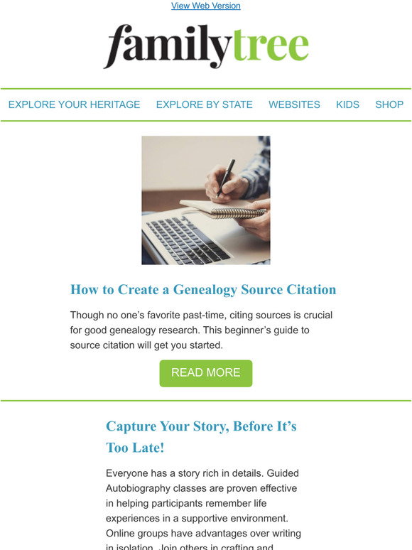 Family Tree Magazine: A Beginner's Guide to Genealogy Source Citations ...