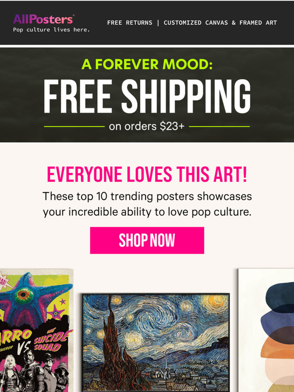 AllPosters: Shop our top 10 trending posters! | Milled
