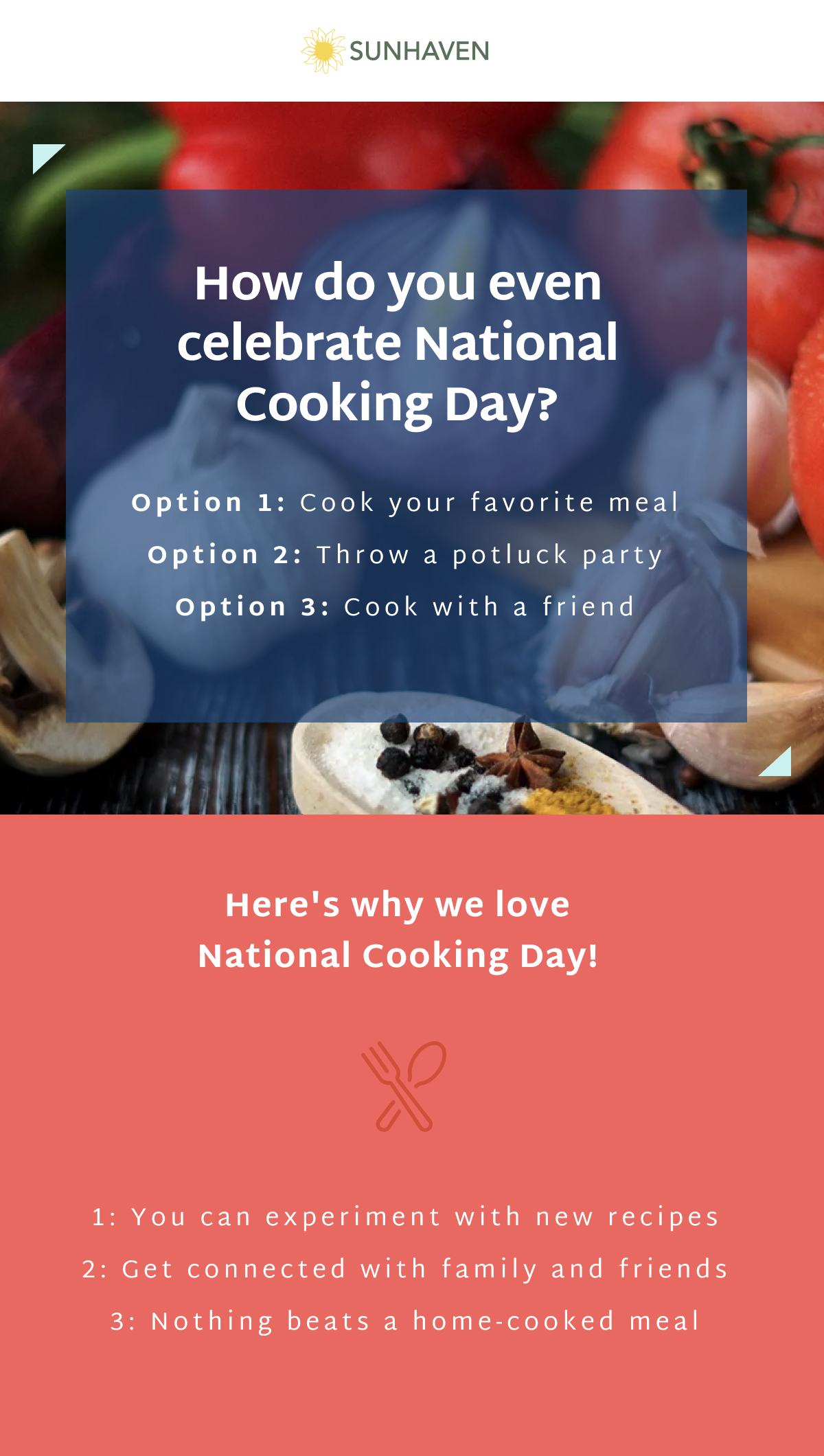 SunHaven: Did you know it's National Cooking Day? | Milled