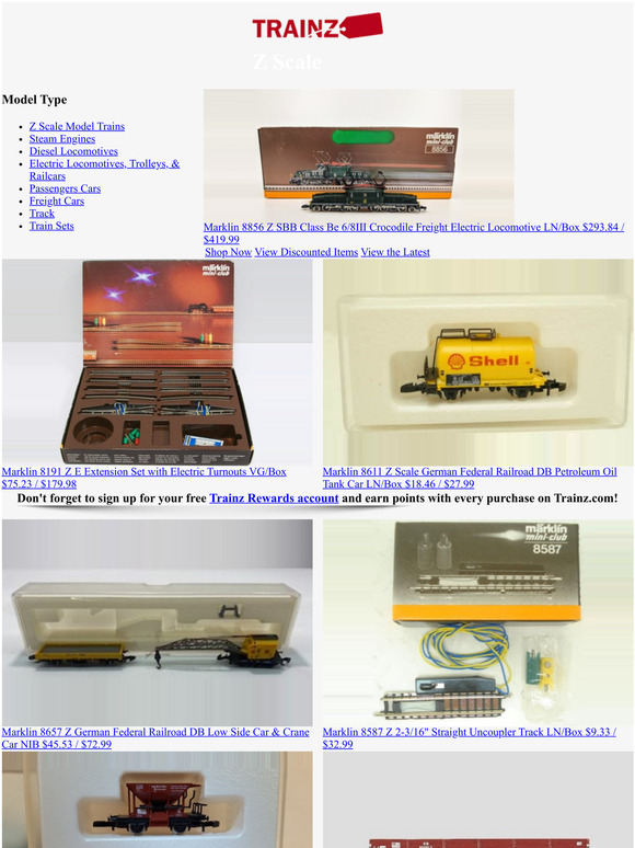 Trainz: Marklin Z Scale Crocodile Electric Locomotive and more at ...