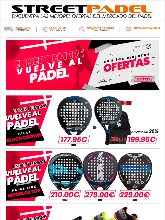 StreetPadel: Los sbados el padel es de STREETPADEL Precios de escndalo ...