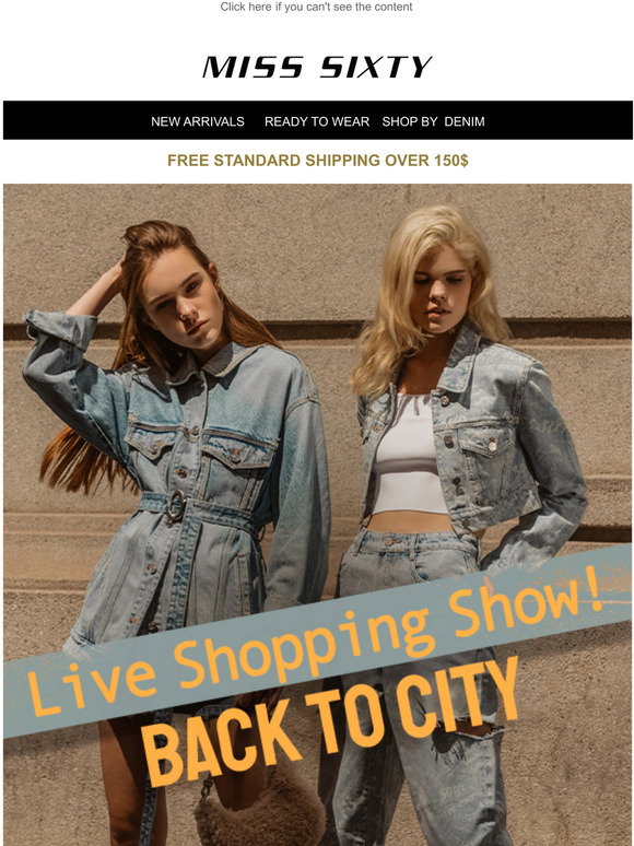 Miss Sixty: Hit rewind, watch again and use the discount code ...