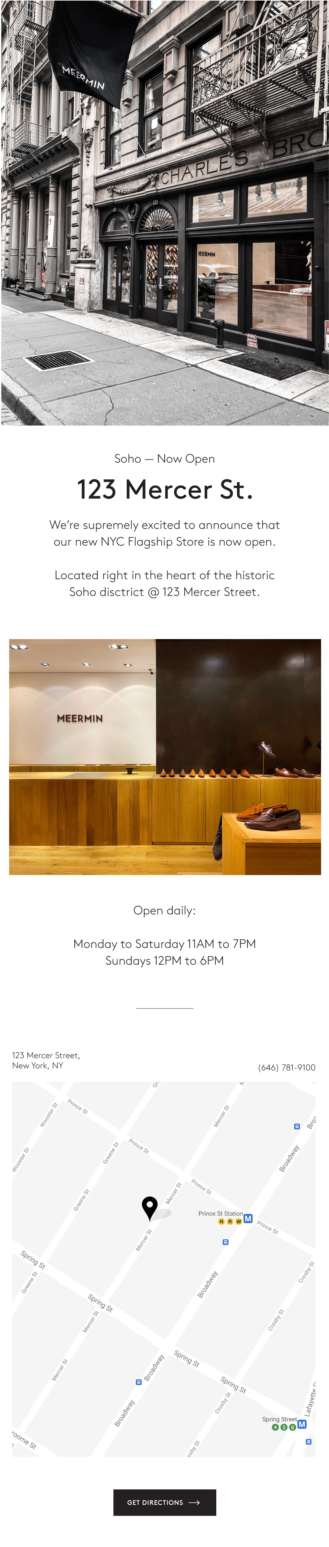 Meermin: Last Days: Vibram Lightweight Sole // NYC Soho Flagship | Milled