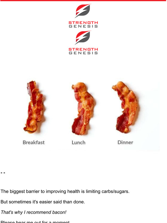 Strength Genesis: Why bacon can save you from addiction | Milled