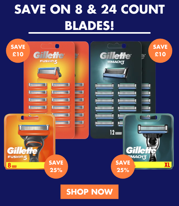 Gillette: Save on 8 & 24 Count Blades! | Milled