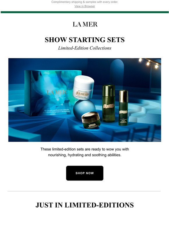 La Mer: NEW: Limited-Edition Sets | Milled
