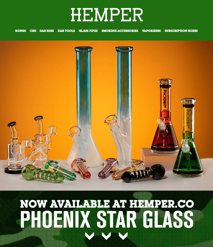 Hemper: Phoenix Star Glass! Now Available at Hemper! | Milled