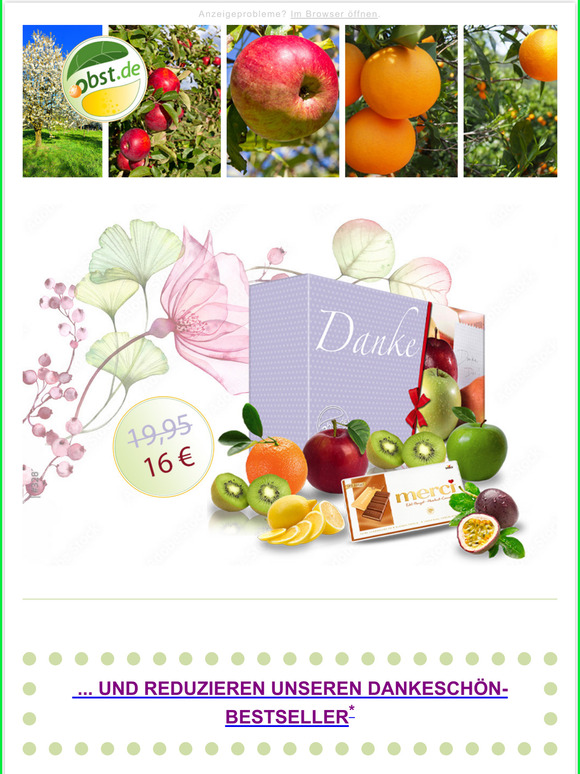 Obst: Wir sagen Danke... | Milled