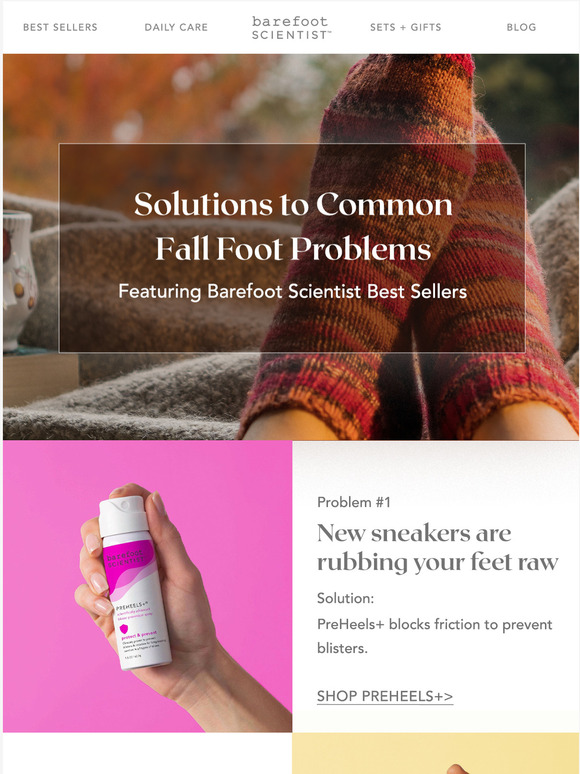 Barefoot Scientist: 3 Common Foot Problems & Solutions: Fall Edition ...