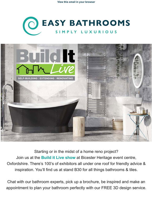 Easy Bathrooms: Free Tickets to Build it Live Show | Milled