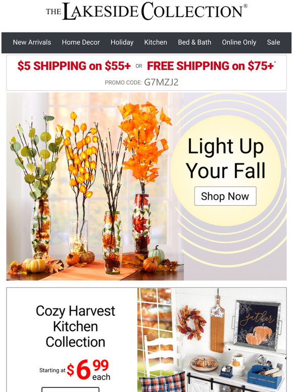 Lakeside Collection: Light Up Your Fall | Milled