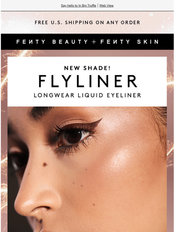 Fenty Beauty: NEW SHADE! Flyliner Longwear Liquid Eyeliner | Milled