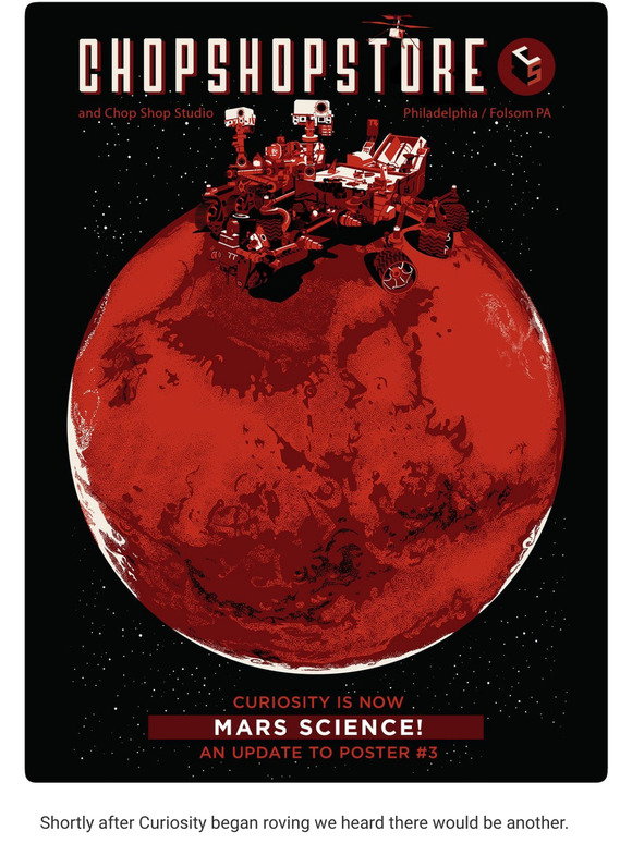 Chop Shop: Mars Science Now Features Curiosity and Perseverance, with ...