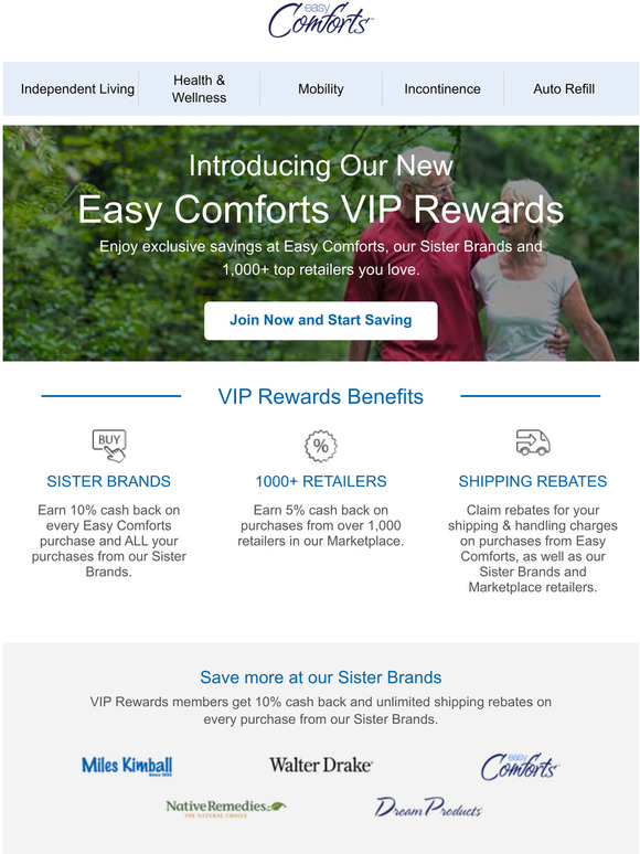 Easy Comforts: Introducing Our VIP Rewards Program! | Milled