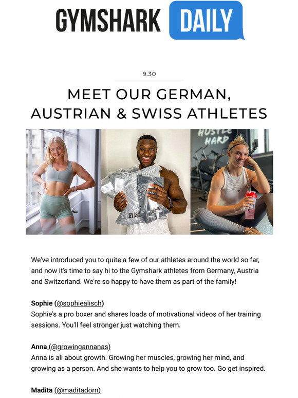 Gymshark: #389: Meet our German, Austrian & Swiss athletes! | Milled
