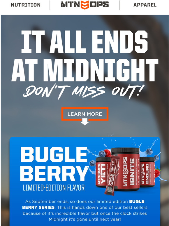 MTN OPS: ENDS AT MIDNIGHT // Bugle Berry + Elk Hunt + Game Bag Giveaway ...