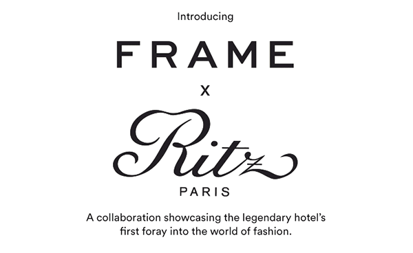 FRAME: New Drop: FRAME x RITZ PARIS | Milled