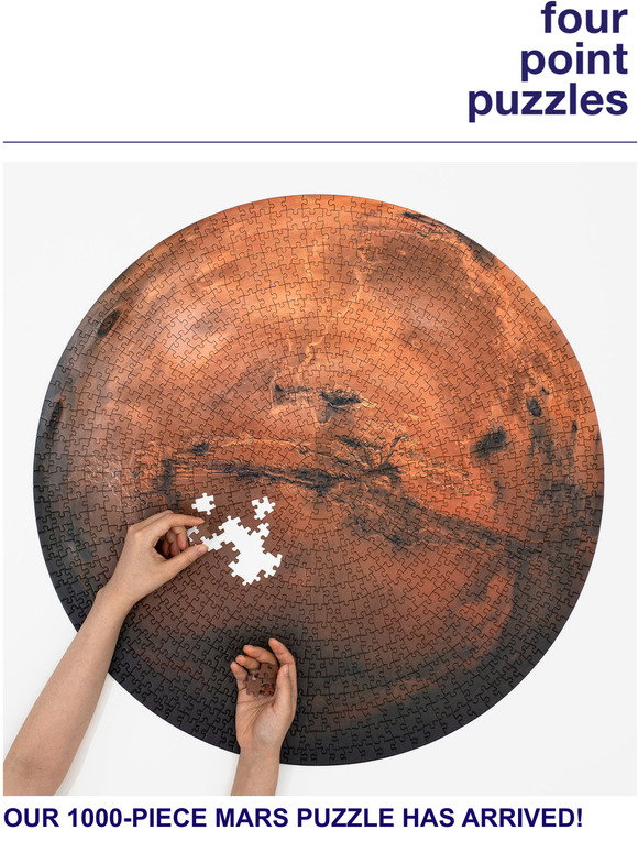 Four Point Puzzles: Our Mars Puzzle is Here! | Milled