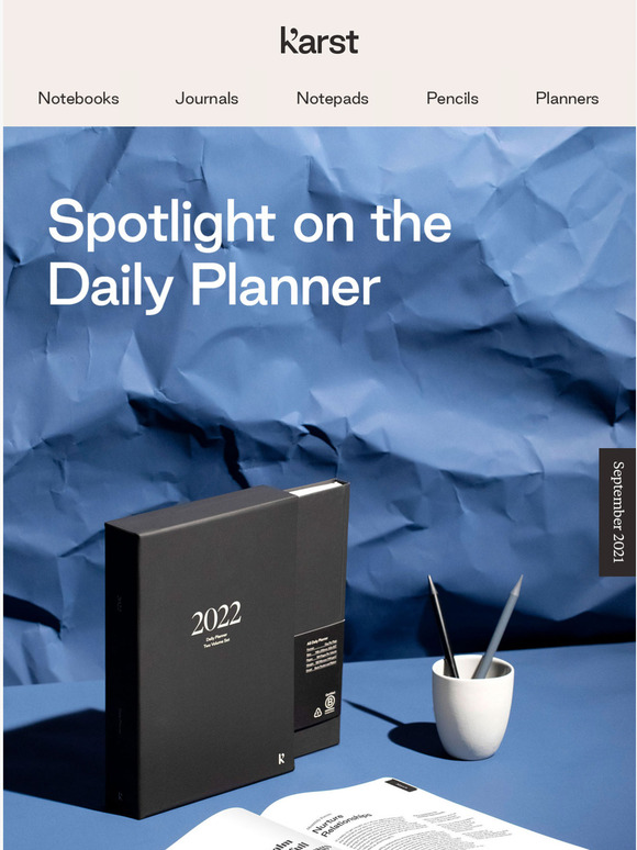 Karst Stone Paper: Spotlight on the 2022 Daily Planner | Milled